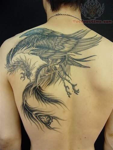 Man Phoenix Tattoos Phoenix Full Back Tattoo