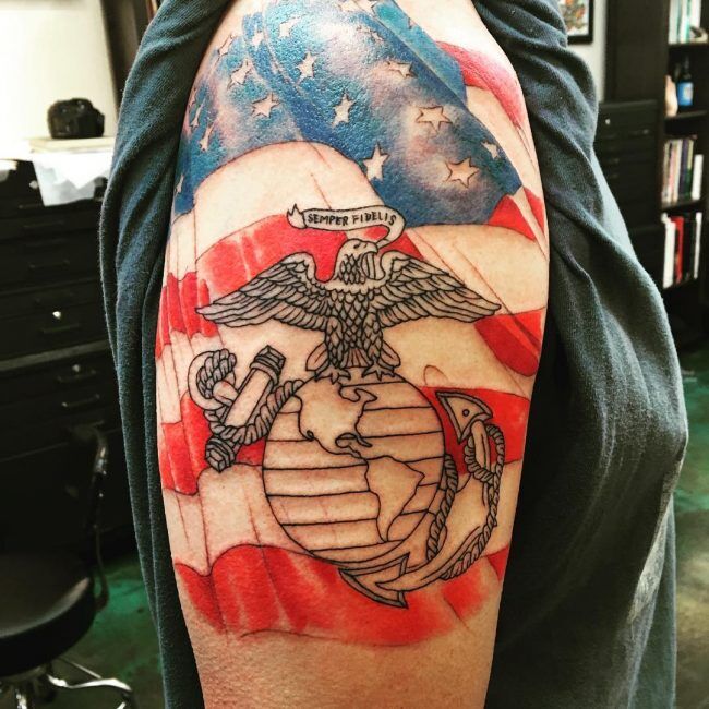 Marine Motto Tattoos