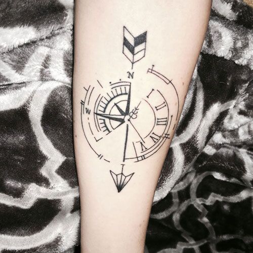 Inner Forearm Tattoos For Men Simple